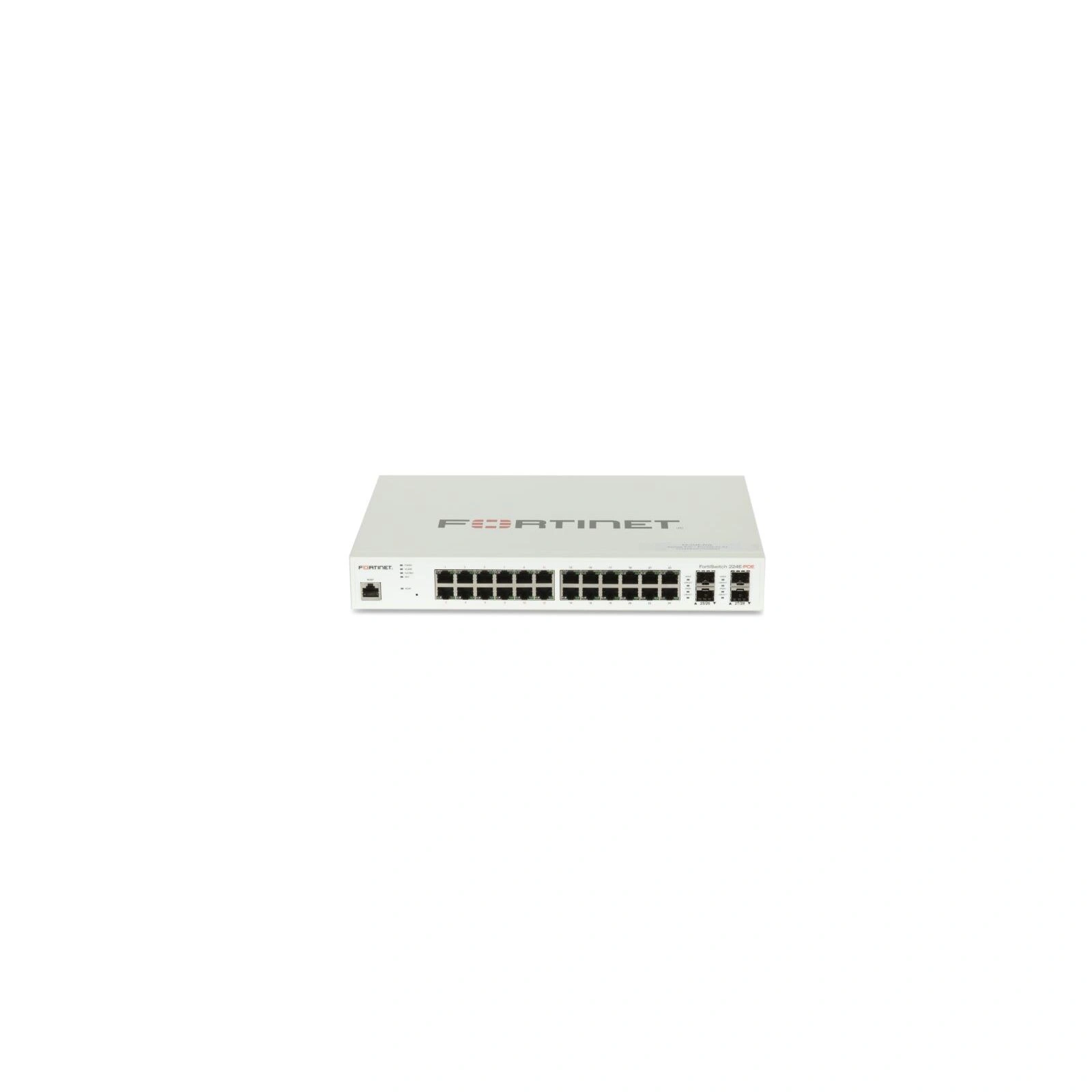 Fortinet – Conmutador 224E PoE+ 24 puertos 180 W – Telmedia Store