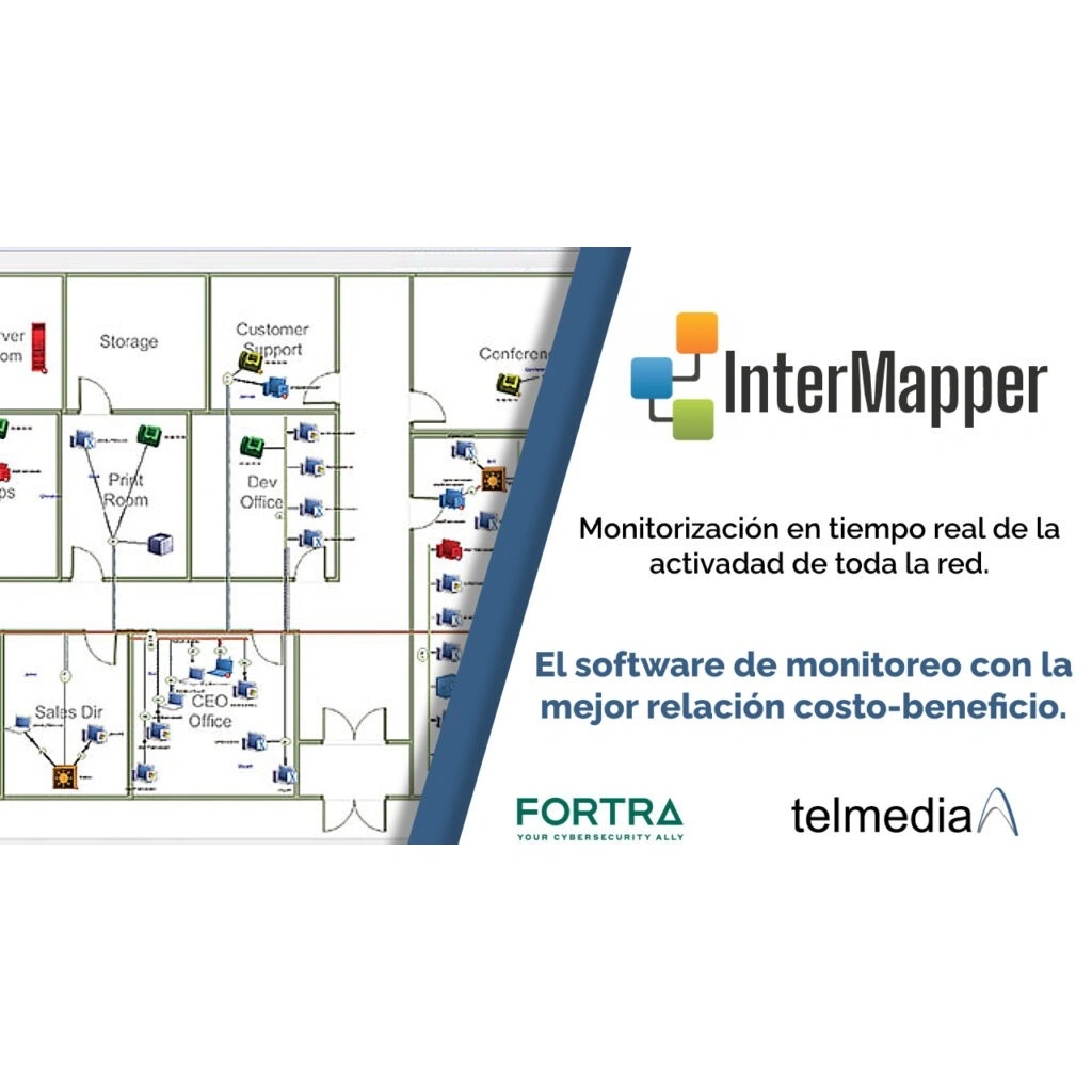 Intermapper 5 mil dispositivos 1 año con mantenimiento (precio por ...