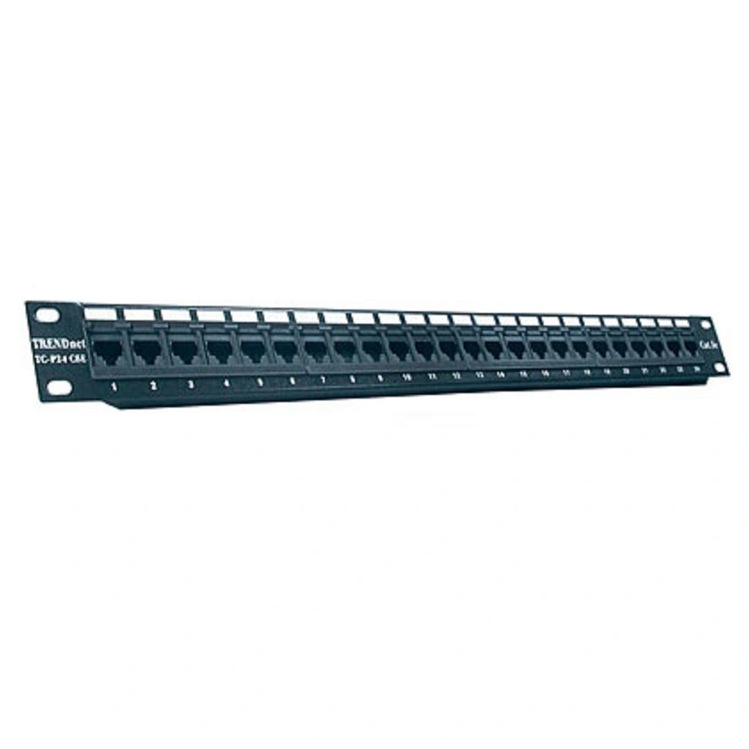 GigaFlex PS6+ Patch Panel Cat6 24 Puertos Negro – store.telmedia.com.mx
