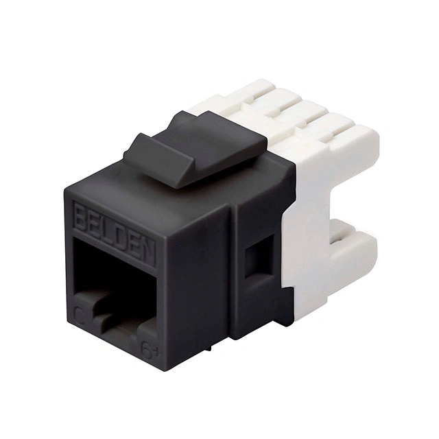 Conector GigaFlex PS6+, T568A/B, Keystone, Negro – store.telmedia.com.mx