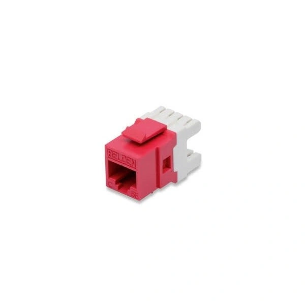 Belden – 10GX Jack Modular, Categoría 6A Rojo RJ45, KeyConnect, Rojo ...