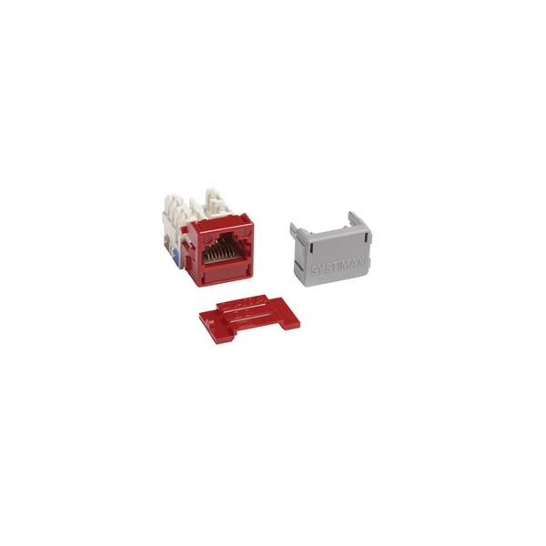 SYSTIMAX- JACK MODULAR CAT 6 ROJO – Telmedia Store