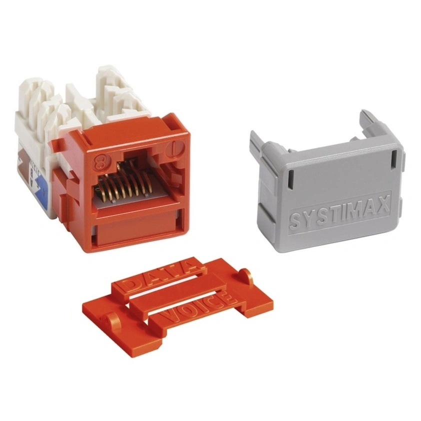 CommScope Systimax Jack Categoría 6 MGS400-112 color Naranja – Telmedia ...