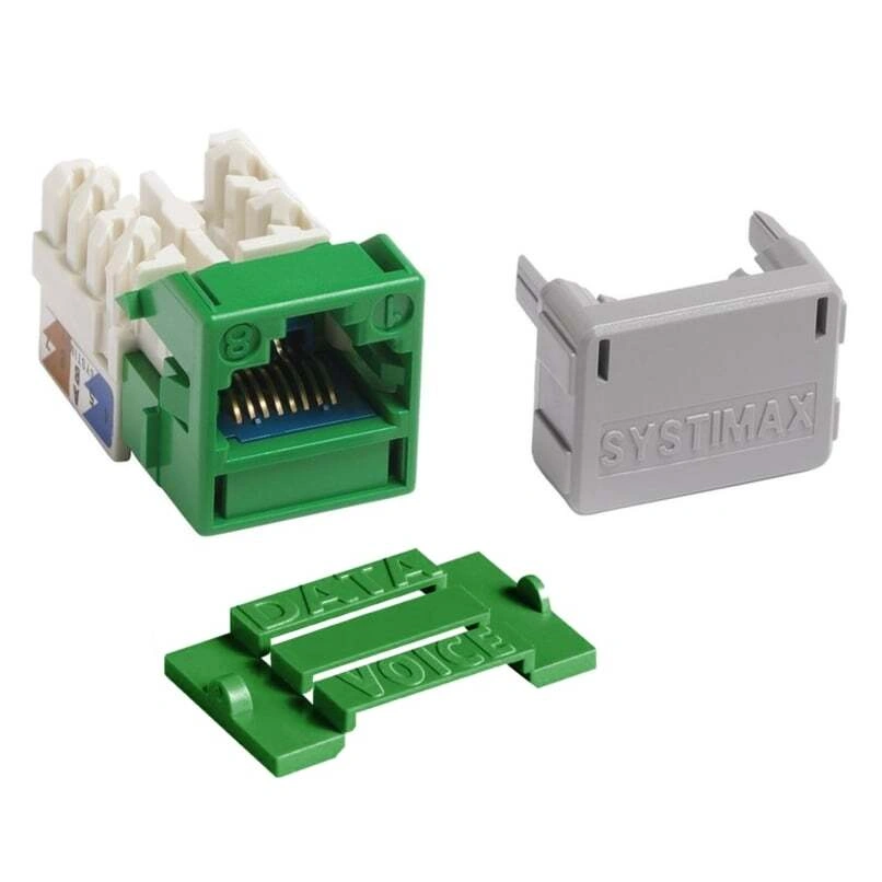 Systimax – Jack RJ45 Cat 6A GigaSpeed® X10D MGS600-226 Verde – Telmedia ...