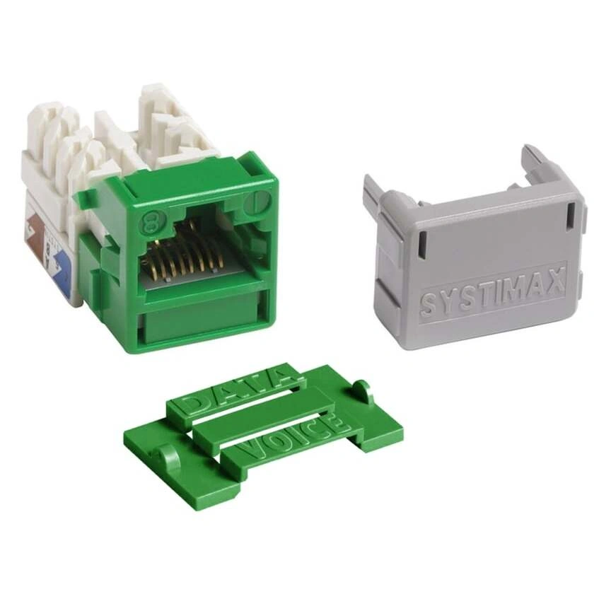 Systimax – Jack RJ45 Cat 6 GigaSpeed® X10D MGS400-226 Verde – Telmedia ...
