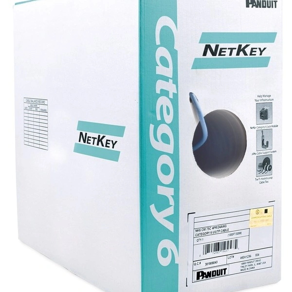 Panduit – Cable UTP NetKey Cat 6 CM Azul (precio por bobina de 305 ...