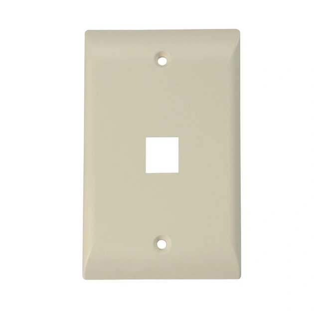 CommScope NETCONNECT – Placa de 1 puerto en vertical, almedra ...