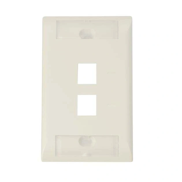 NetConnect – Placa de 2 puertos en vertical color Marfil – Telmedia Store