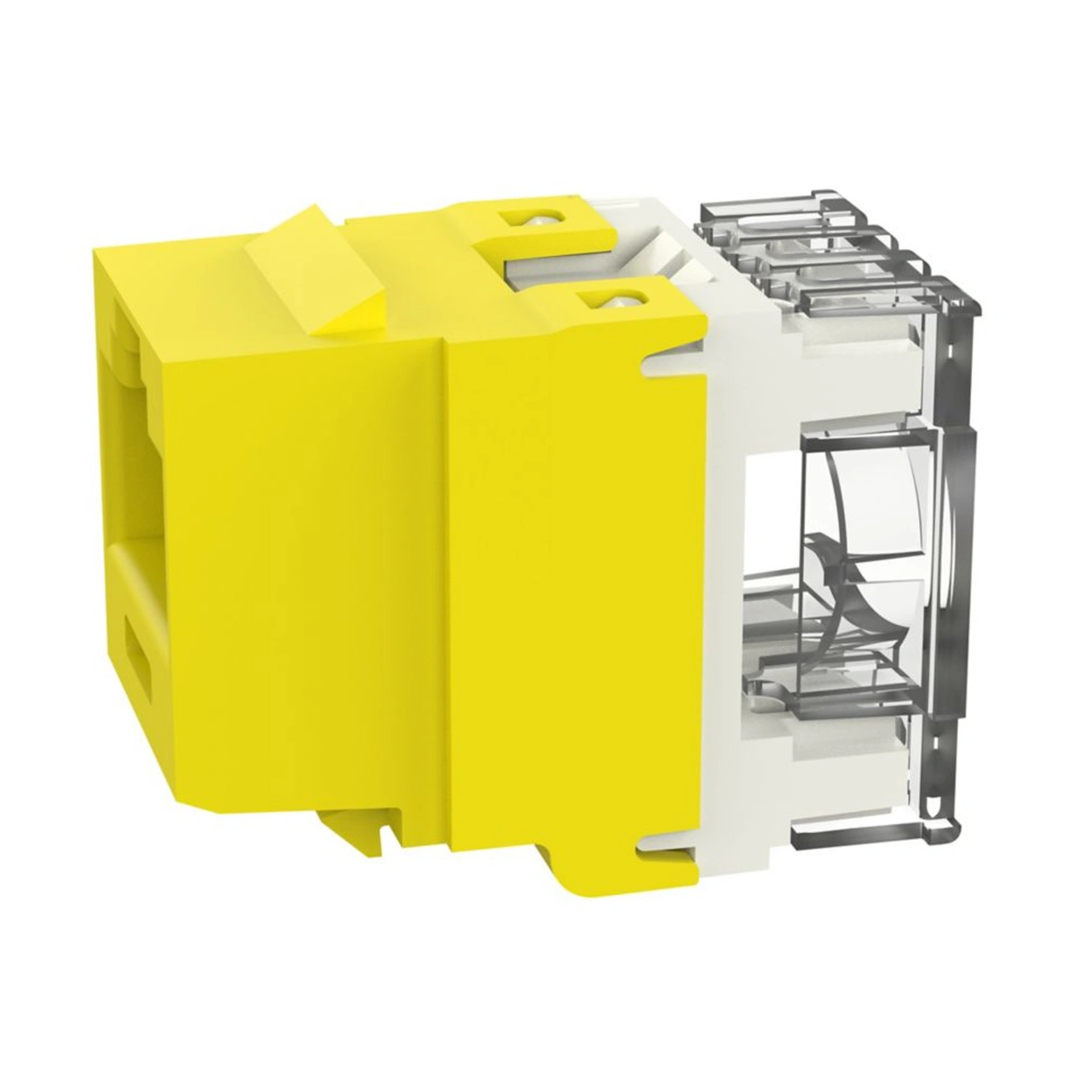 Panduit – Conector Jack RJ45 Cat 6 Amarillo – store.telmedia.com.mx